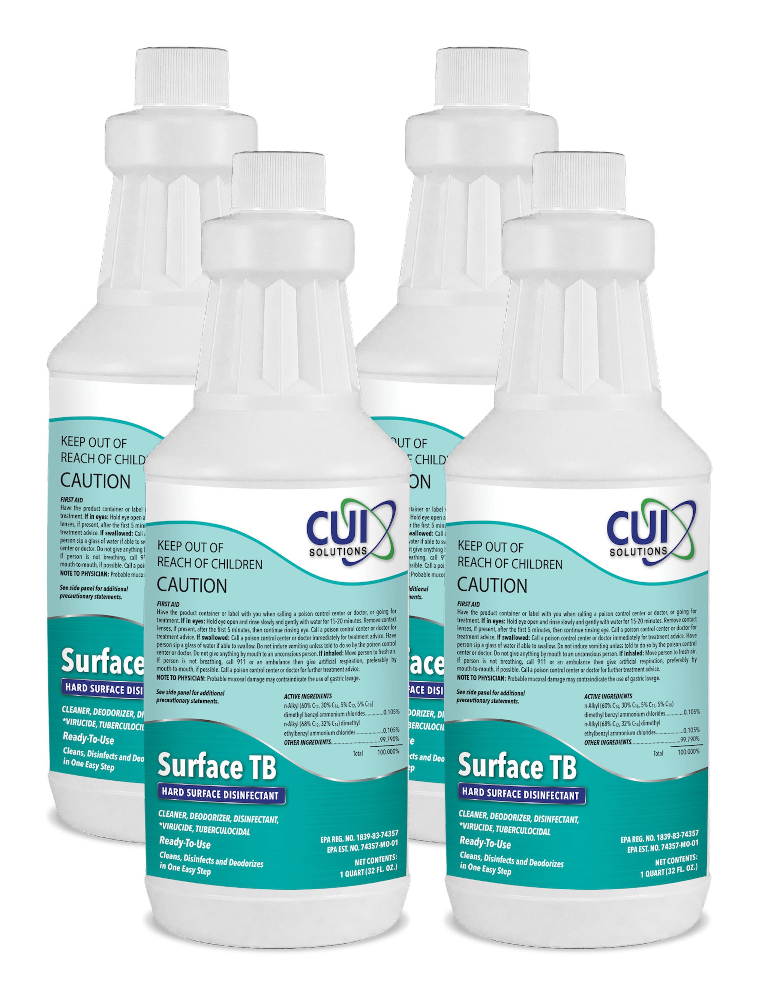Surface TB Disinfectant & Sanitizer Cleaner - Ready to Use for Gyms ...